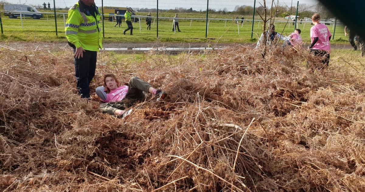 Grand National delayed as animal rights protestors…