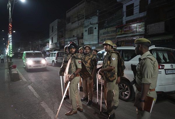UP Police conducts flag march, patrolling in multiple…