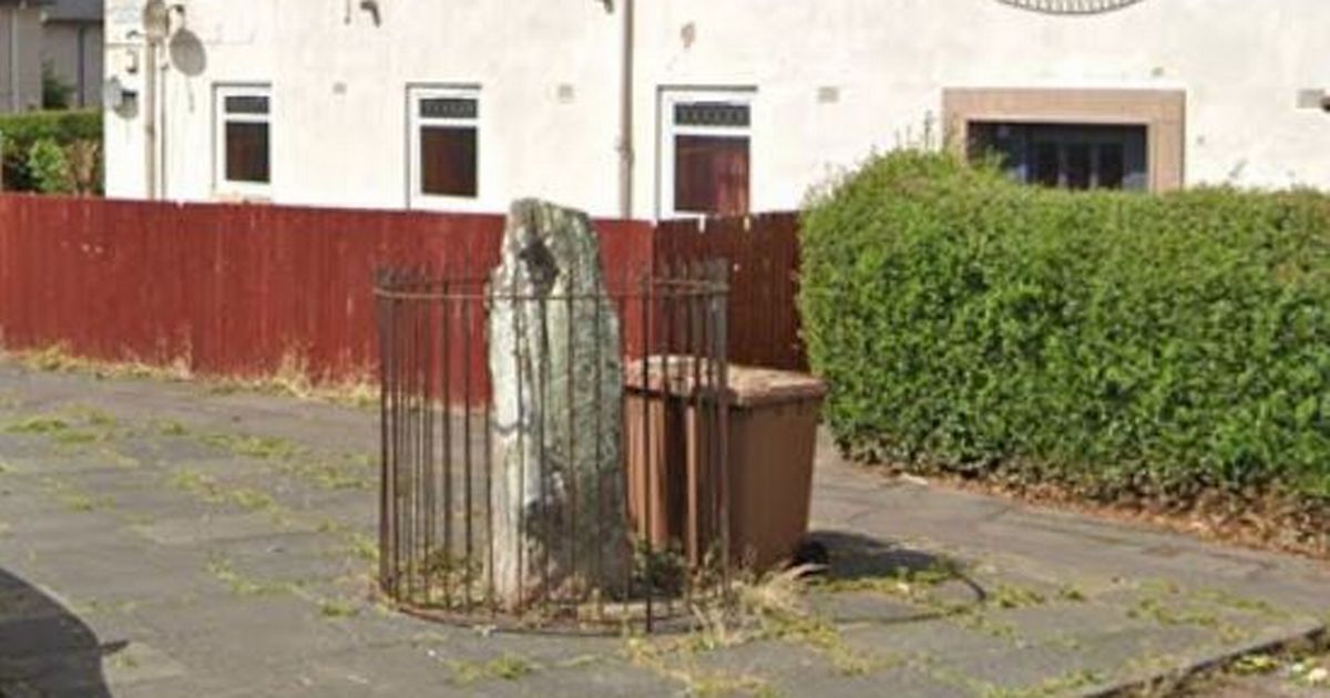 The Edinburgh council estate standing stone that's…