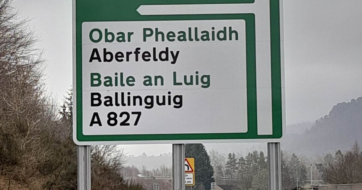 New A9 road sign which misspells Perthshire village is…
