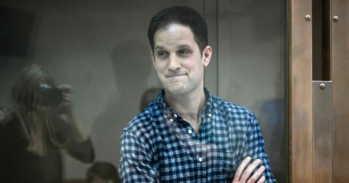 Wall Street Journal Reporter Evan Gershkovich Seen For…