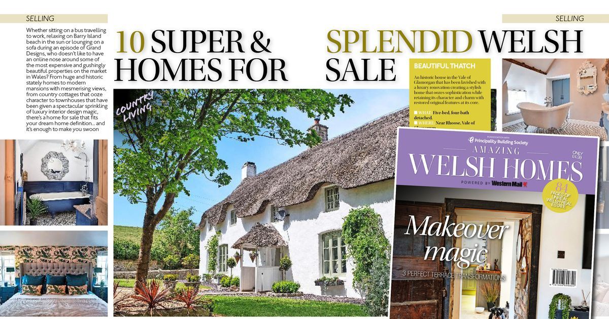 New Amazing Welsh Homes glossy magazine is now…