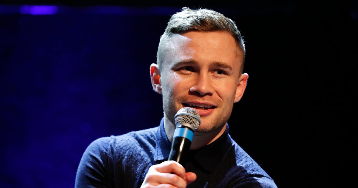 Carl Frampton hails young Belfast boxer live on air…