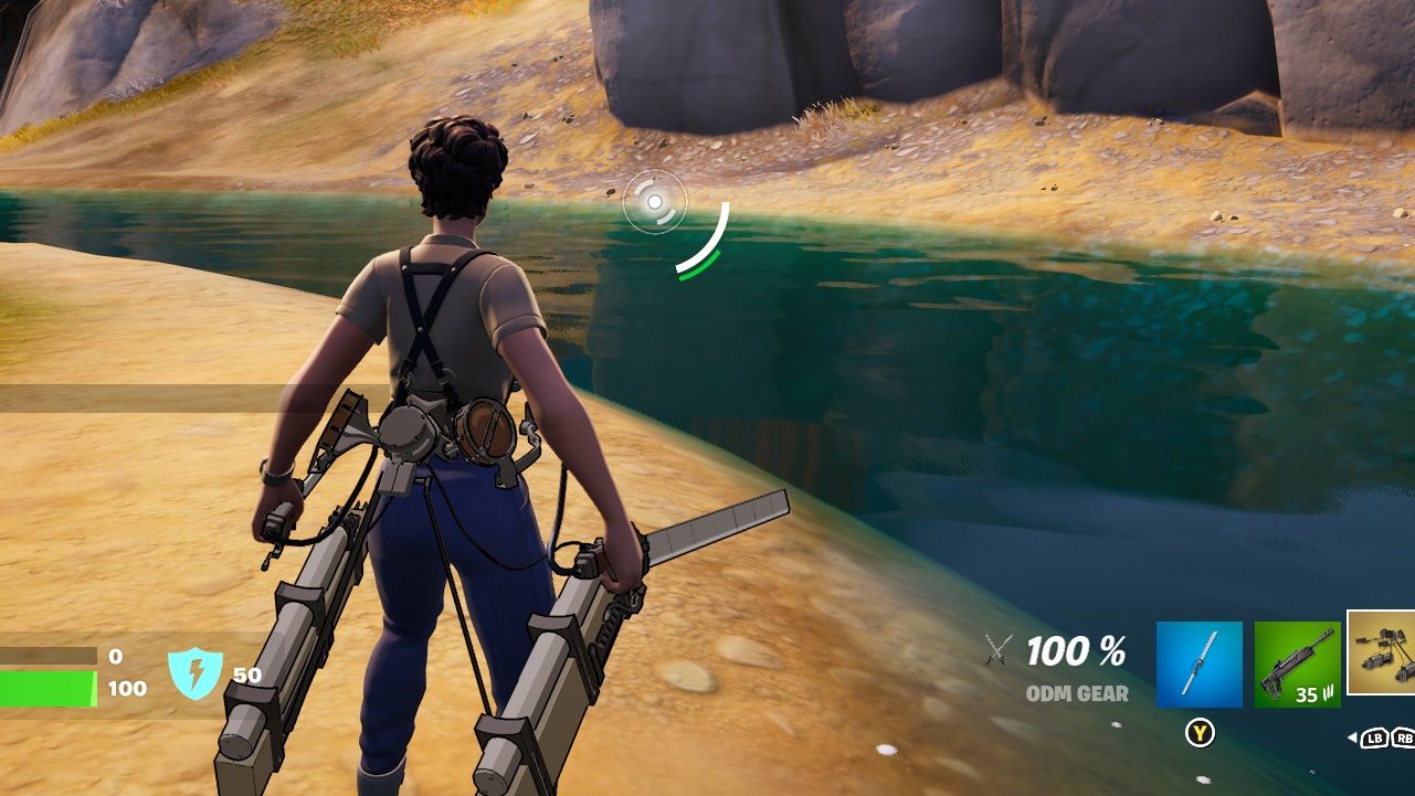 Where to find Attack on Titan's ODM gear in Fortnite