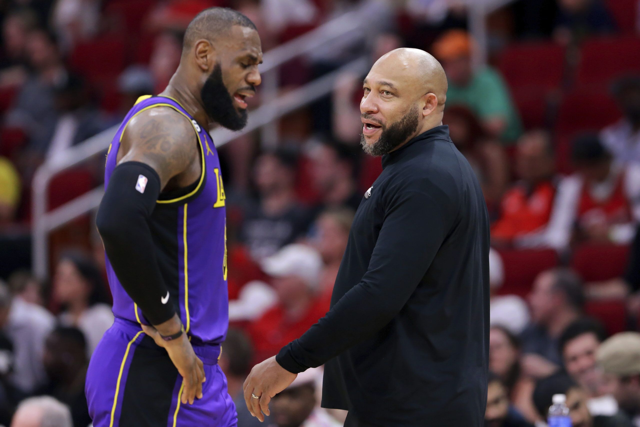 LeBron James drew up a play calling his own number for…