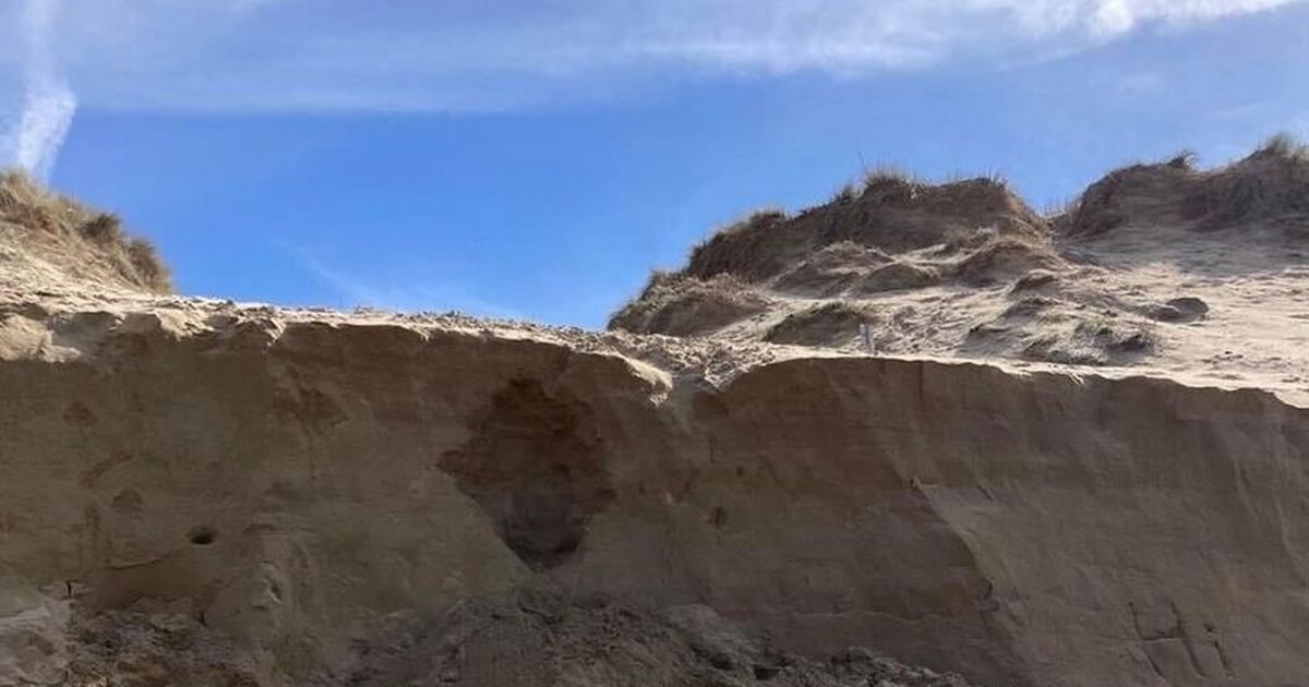 Warning as child is swallowed into dangerous sand cave…