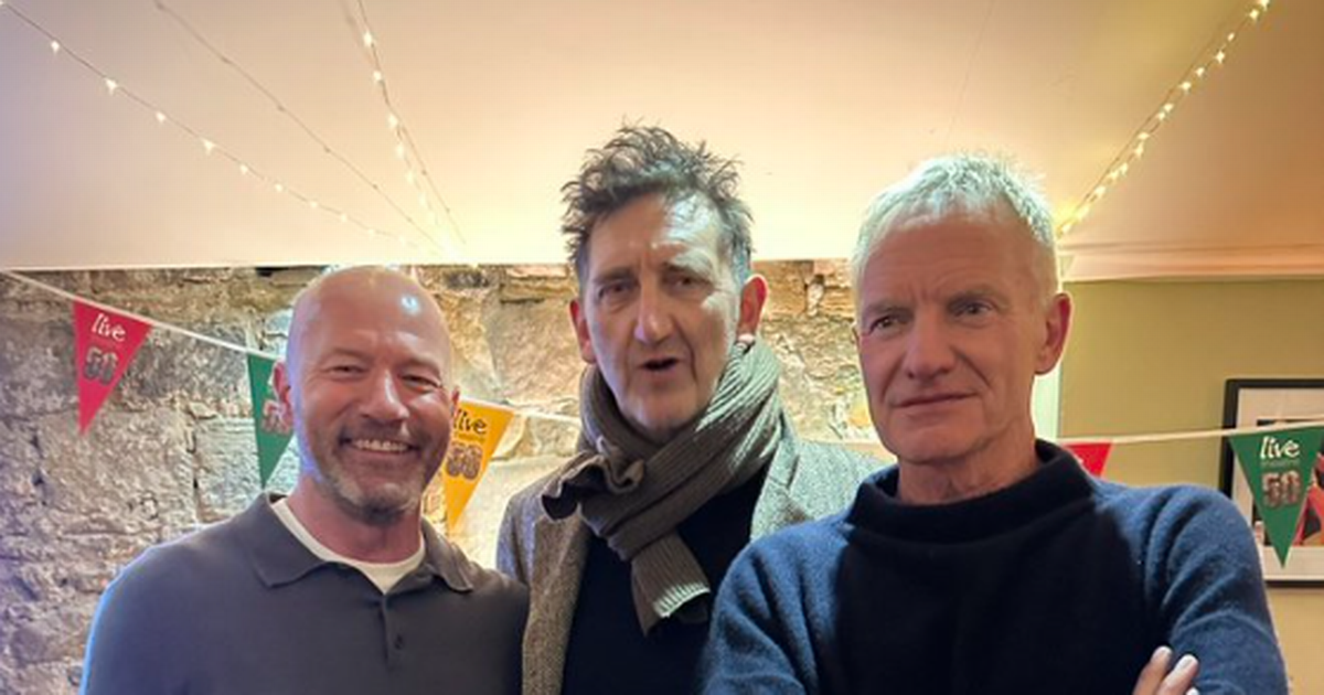 Alan Shearer in crowd as Sting performs special show…