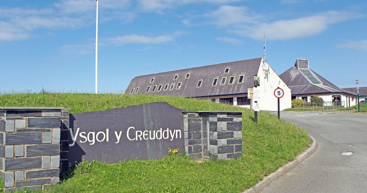 Welsh school pupils kept inside because of youths…