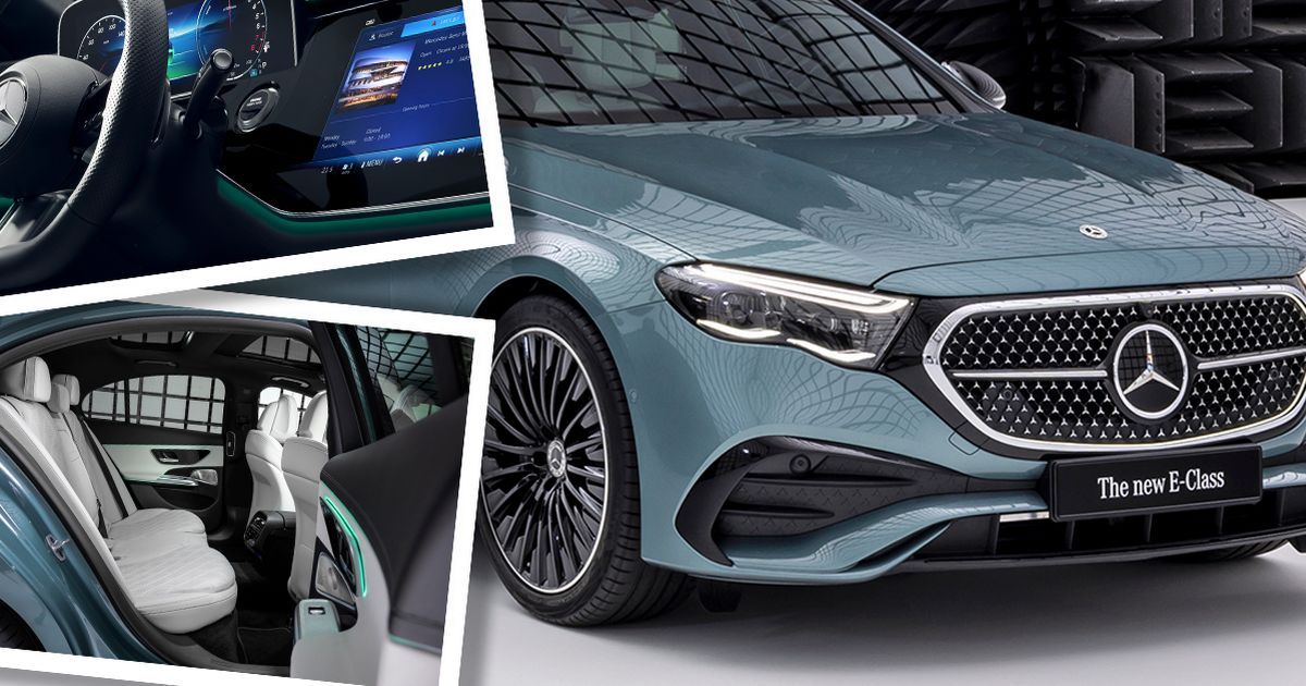 First look inside the new Mercedes E-Class with a…
