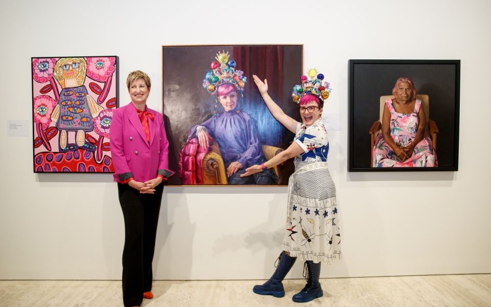 Funny how artist packs a punch with winning portrait