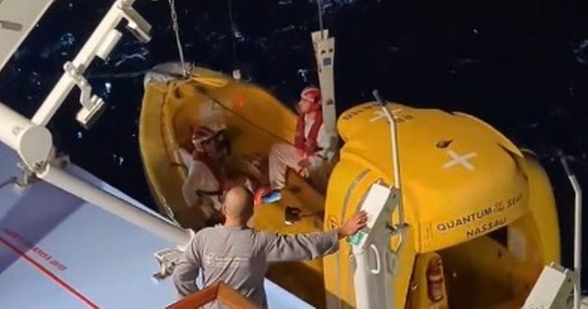 Passenger shares chilling moment man fell overboard on…