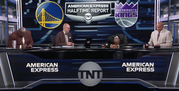 Shaq Had the 'NBA on TNT' Crew Laughing So Hard After…