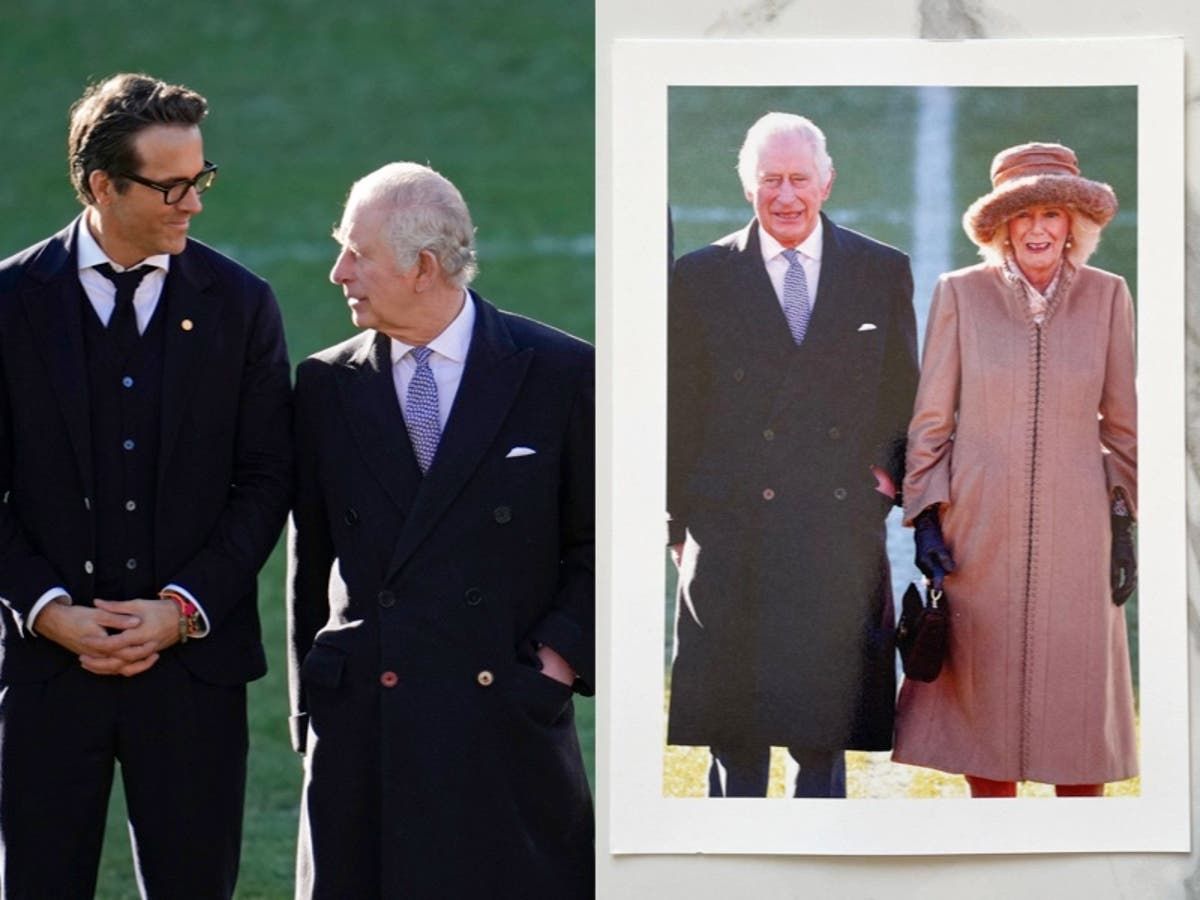 King Charles and Queen Camilla seemingly crop Ryan…