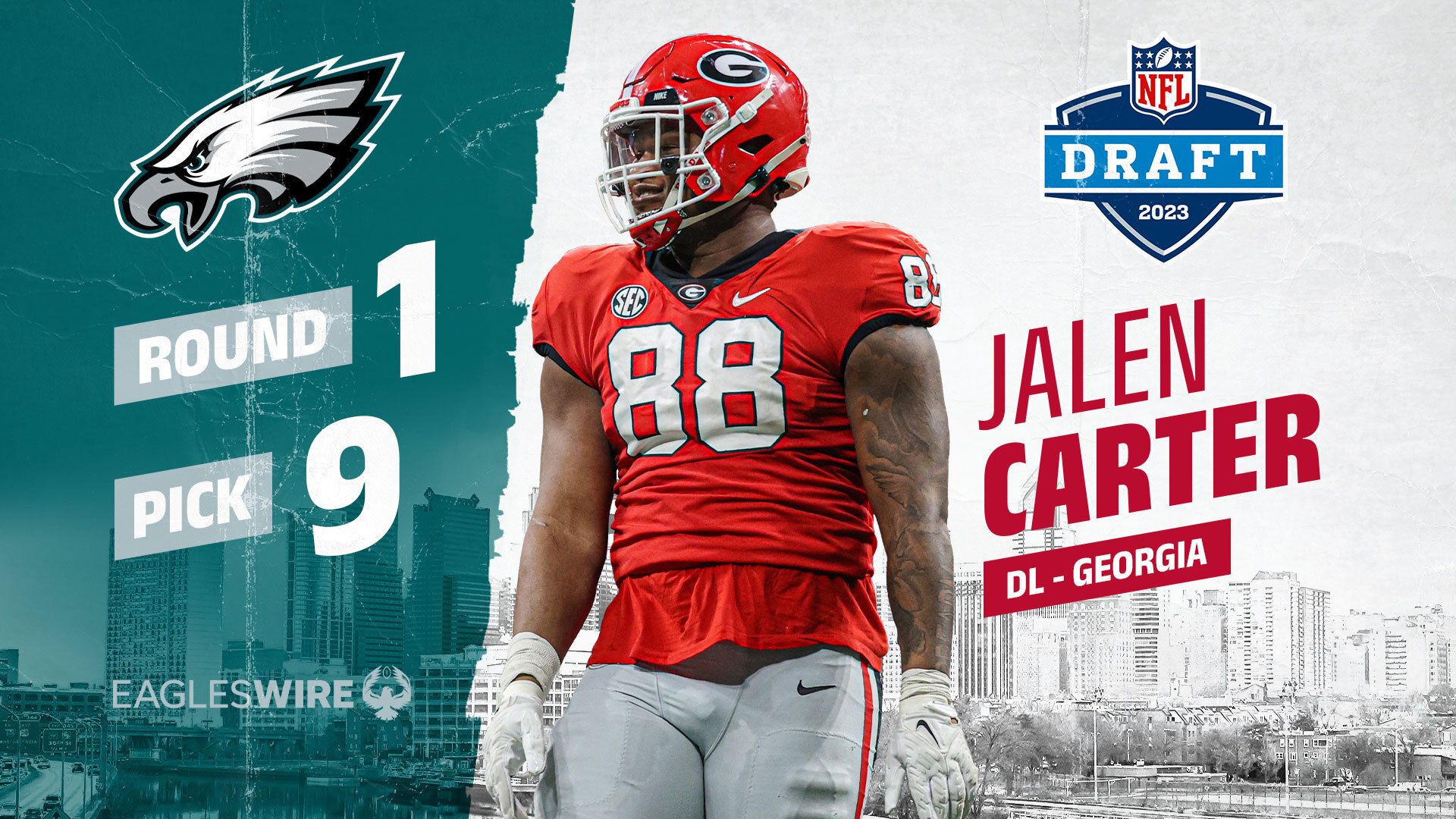 Instant analysis of Eagles picking Jalen Carter with…