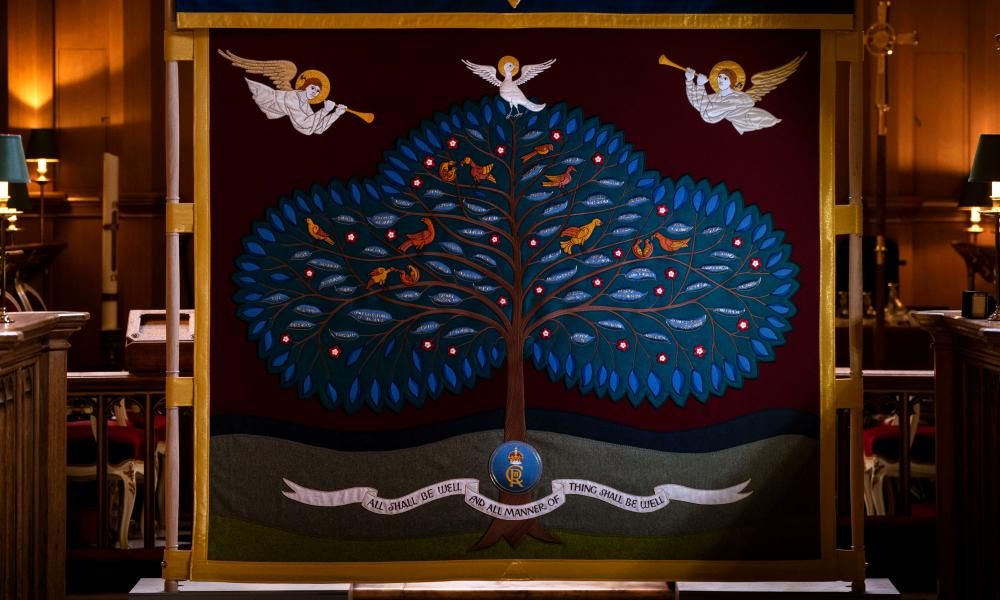 Anointing screen to be used in King Charles coronation…