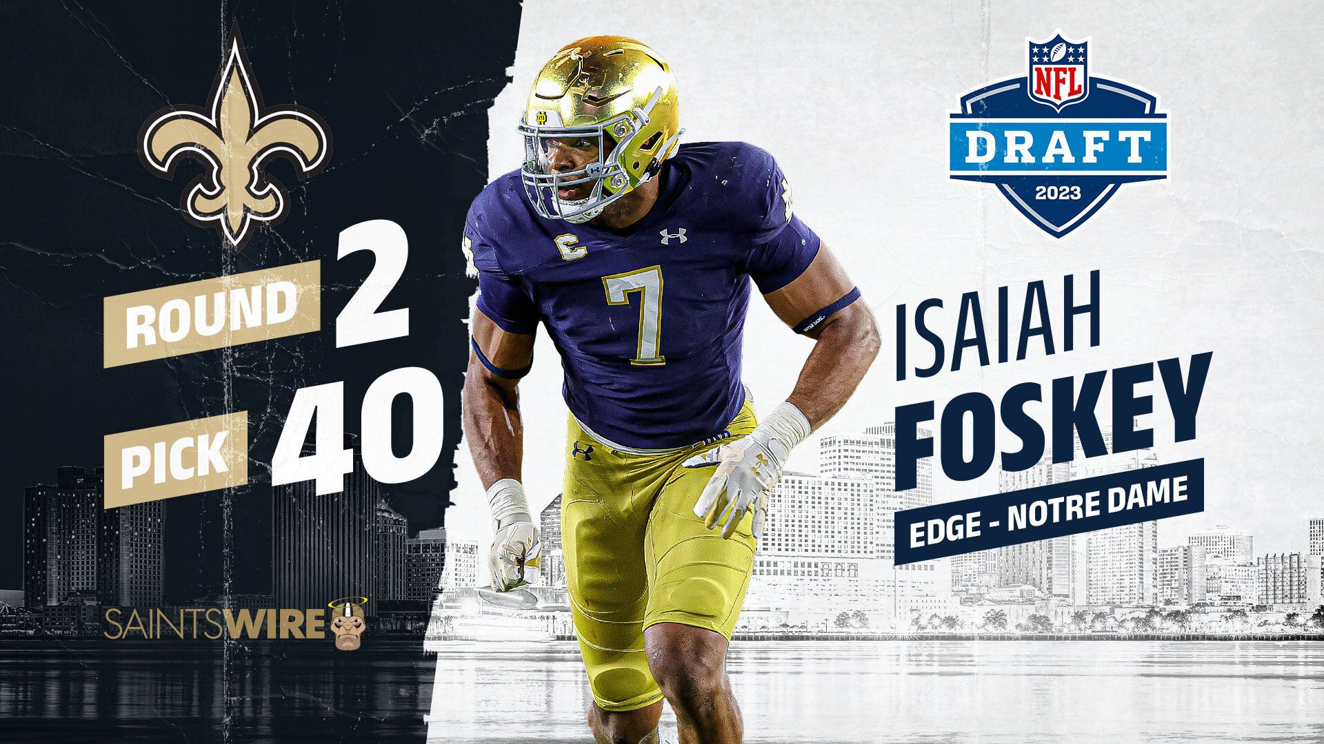 WATCH: Highlights of New Orleans Saints second-round…