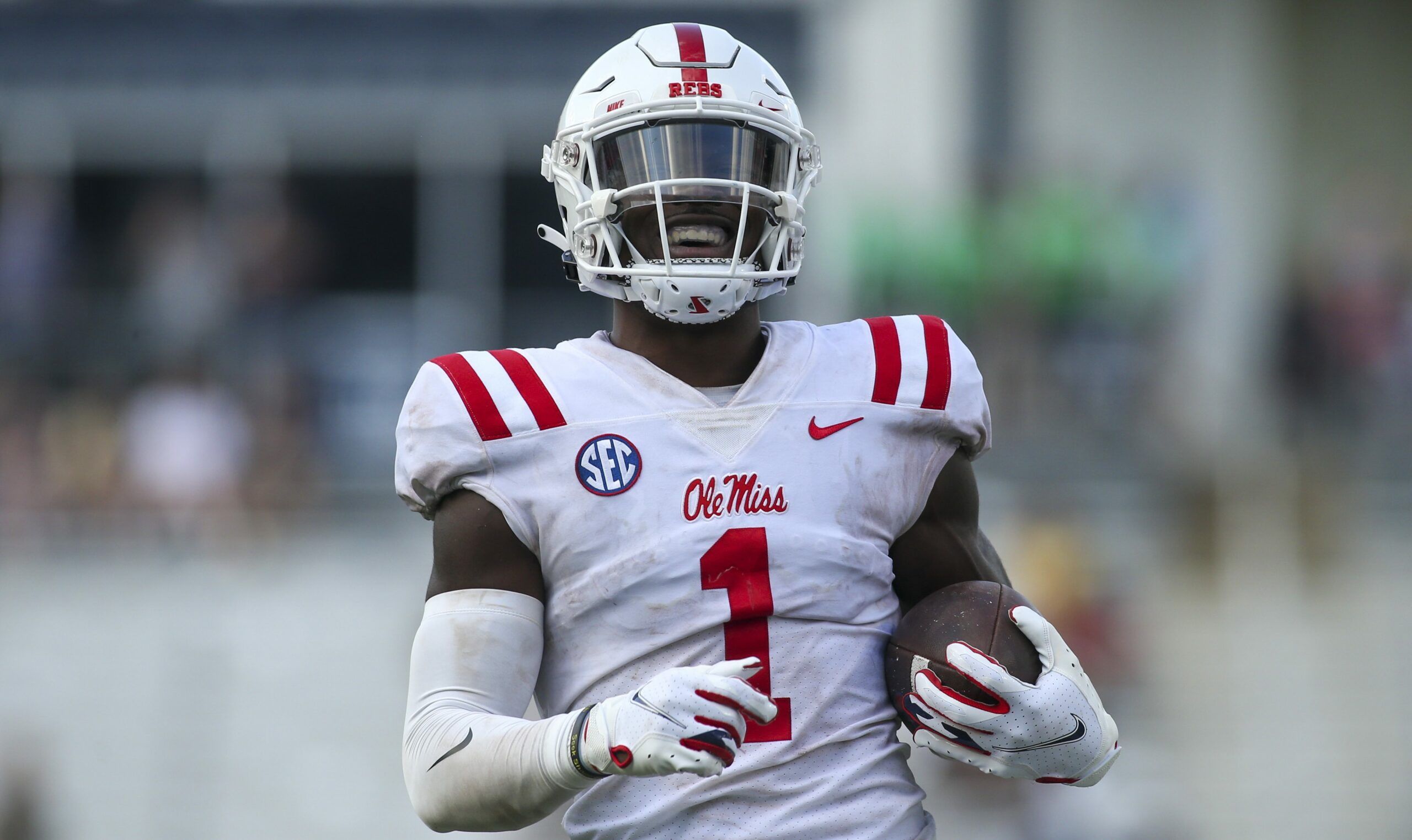 Panthers fans react to selection of Ole Miss WR…