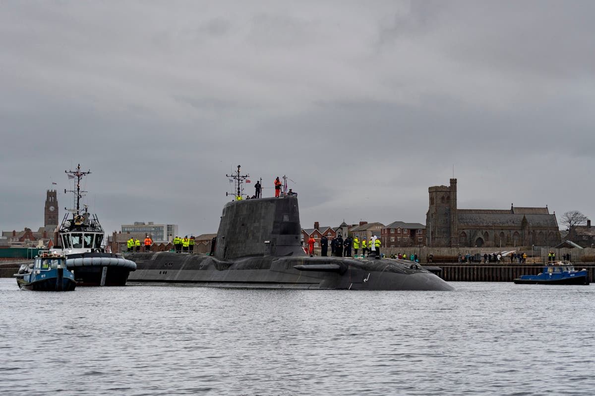 Nuclear submarine files containing military secrets…