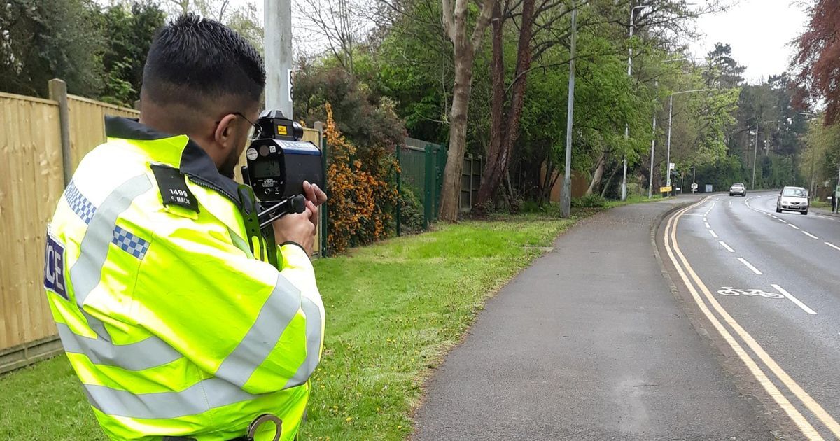 Motorists issued traffic offence forms during road…