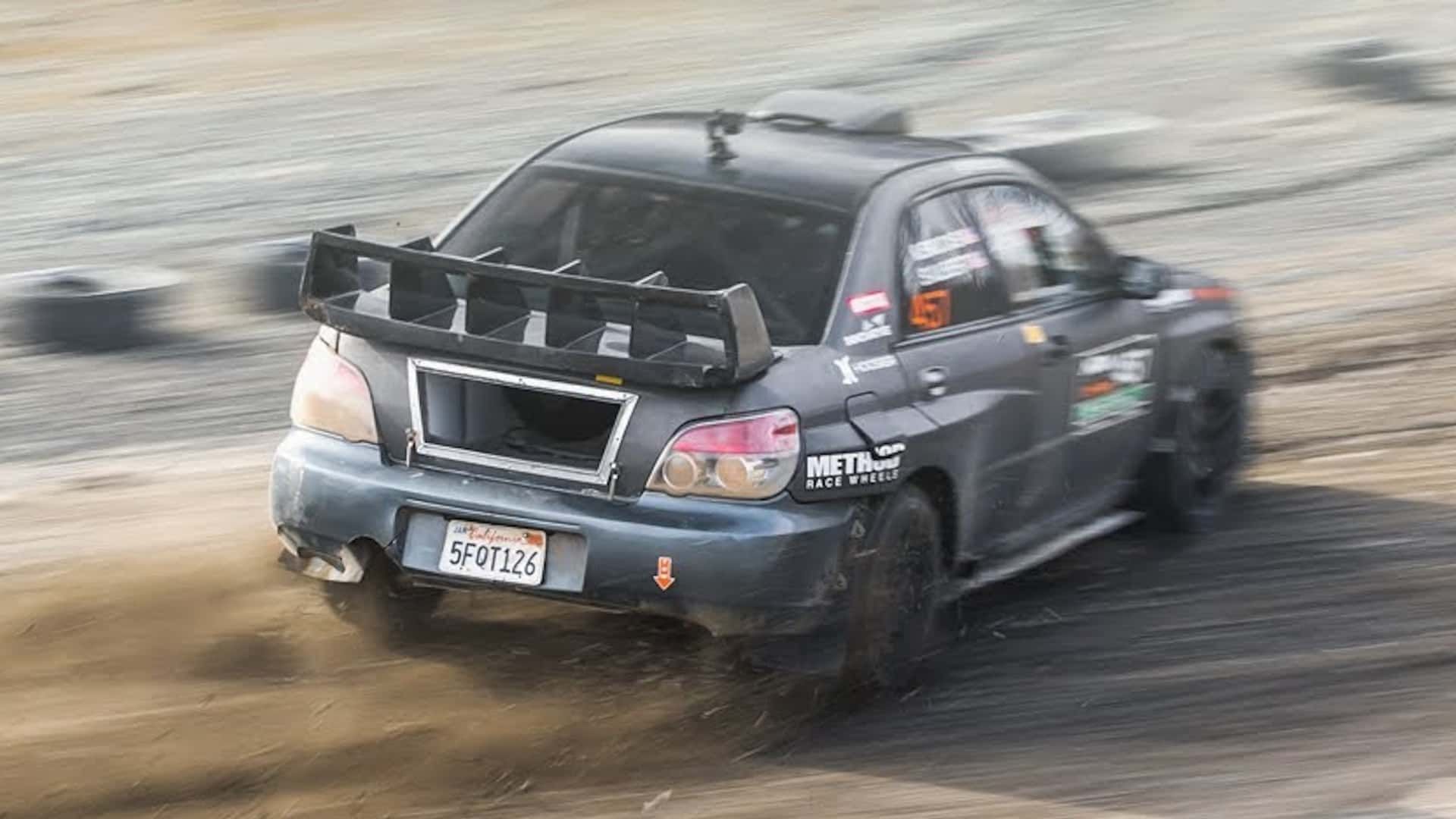 Watch And Listen As Ferrari-Swapped Subaru Rally Car…