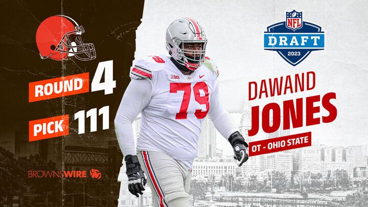 Ohio State offensive tackle Dawand Jones selected in…