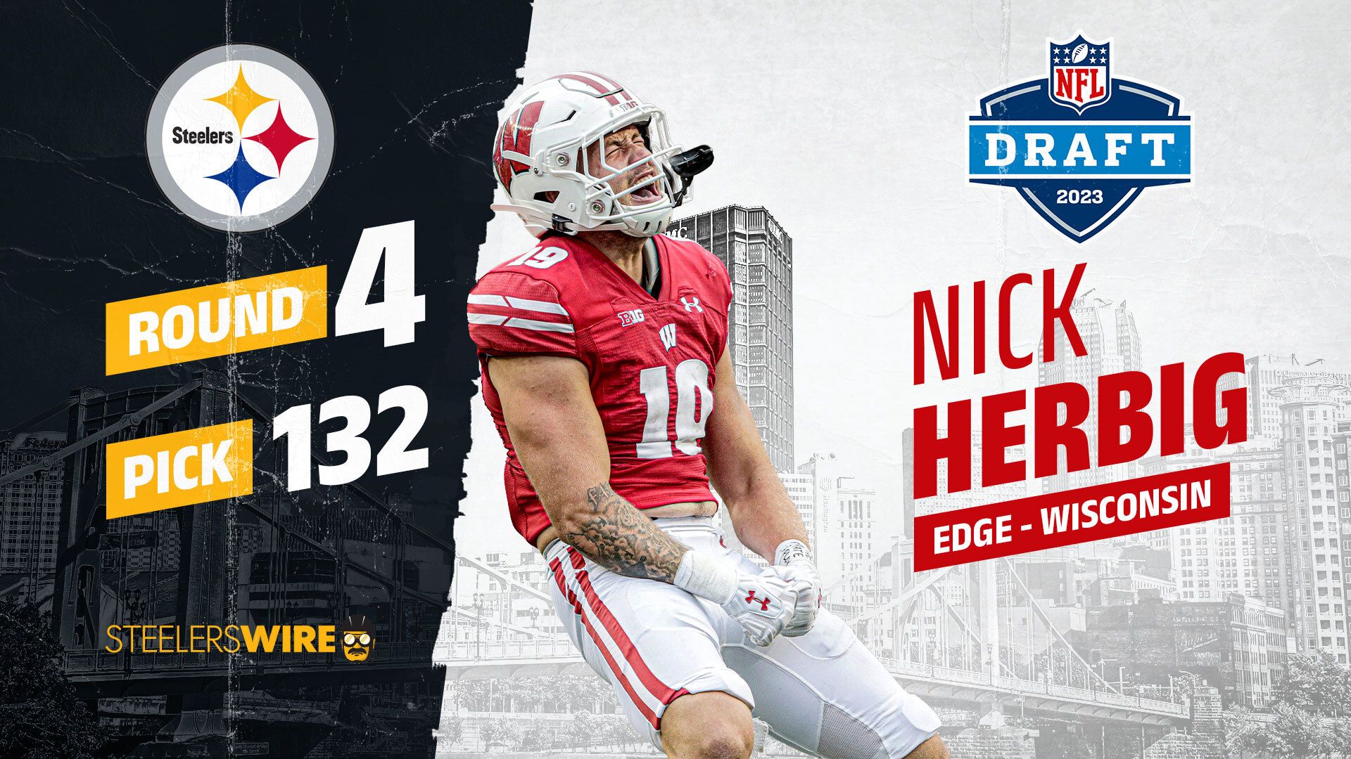 New Steelers LB Nick Herbig feels like Pittsburgh is…