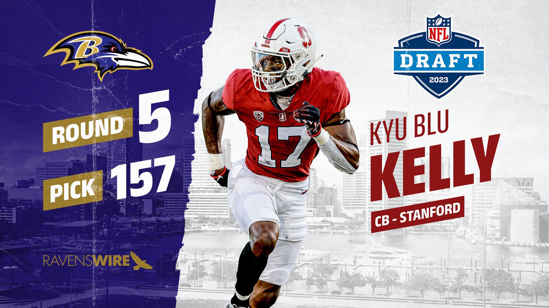 Ravens add Stanford CB Kyu Blu Kelly with No. 157 pick…