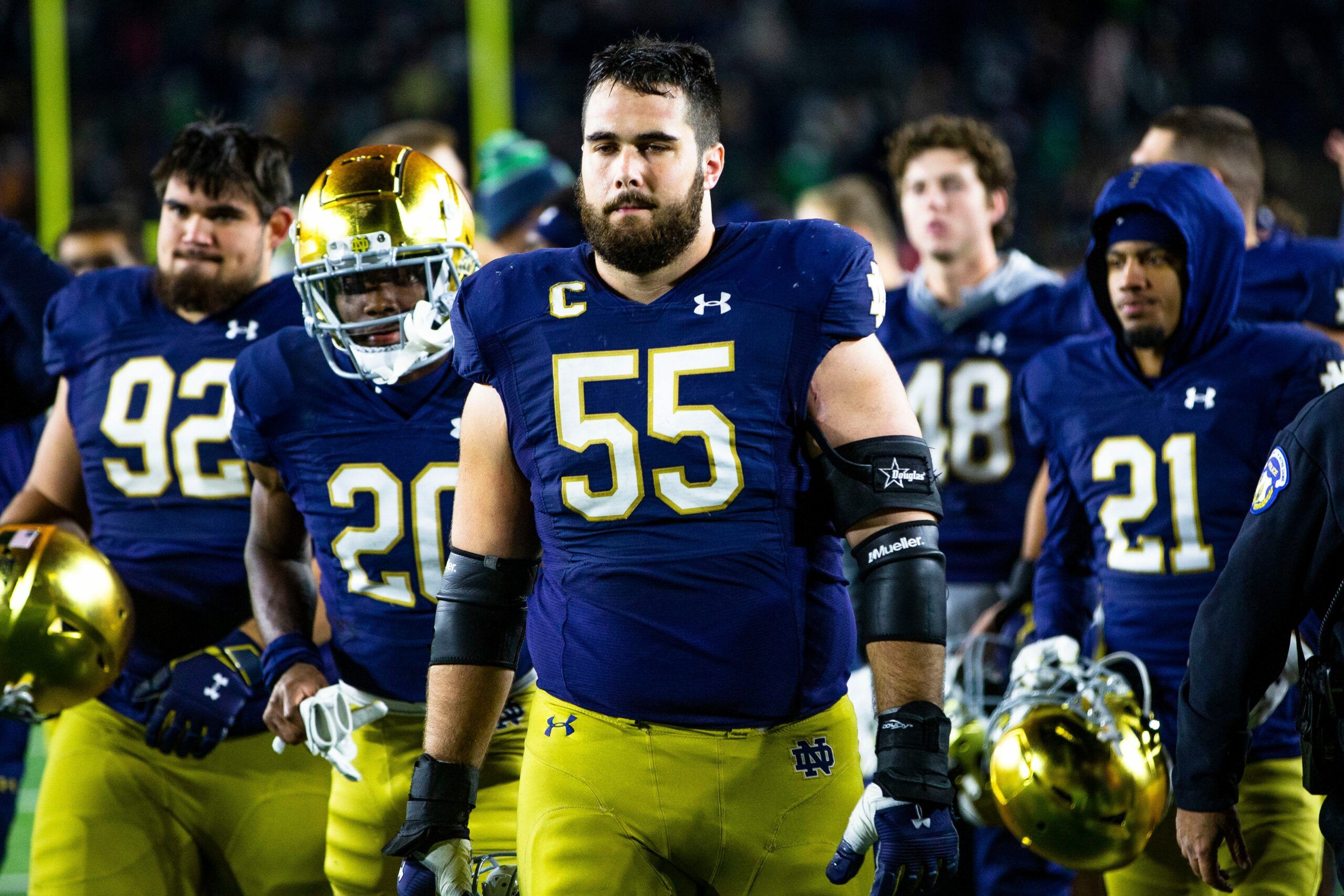 Texans take Notre Dame C Jarrett Patterson No. 201…