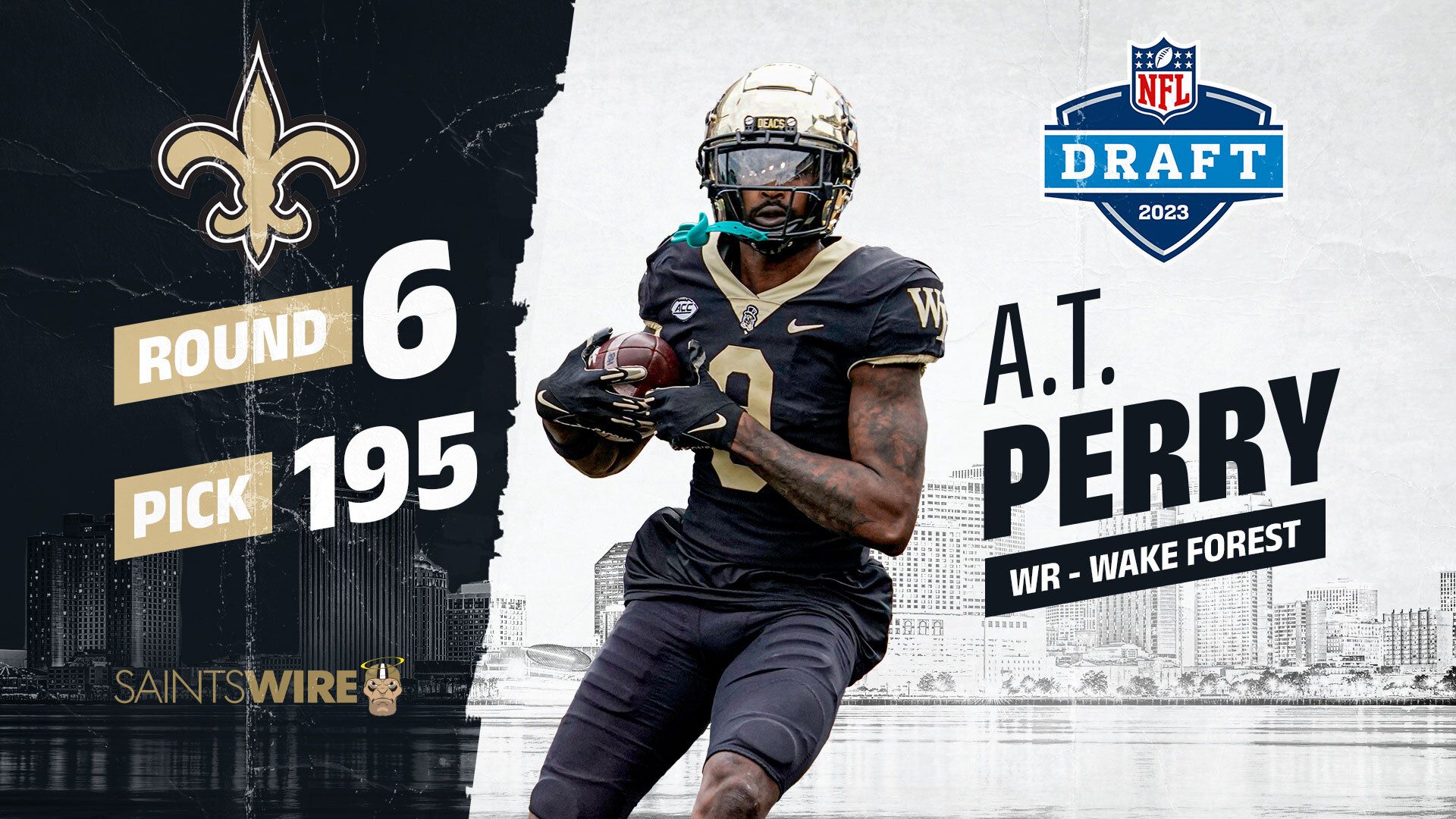 2023 NFL draft grades: Saints pick WR A.T. Perry at…
