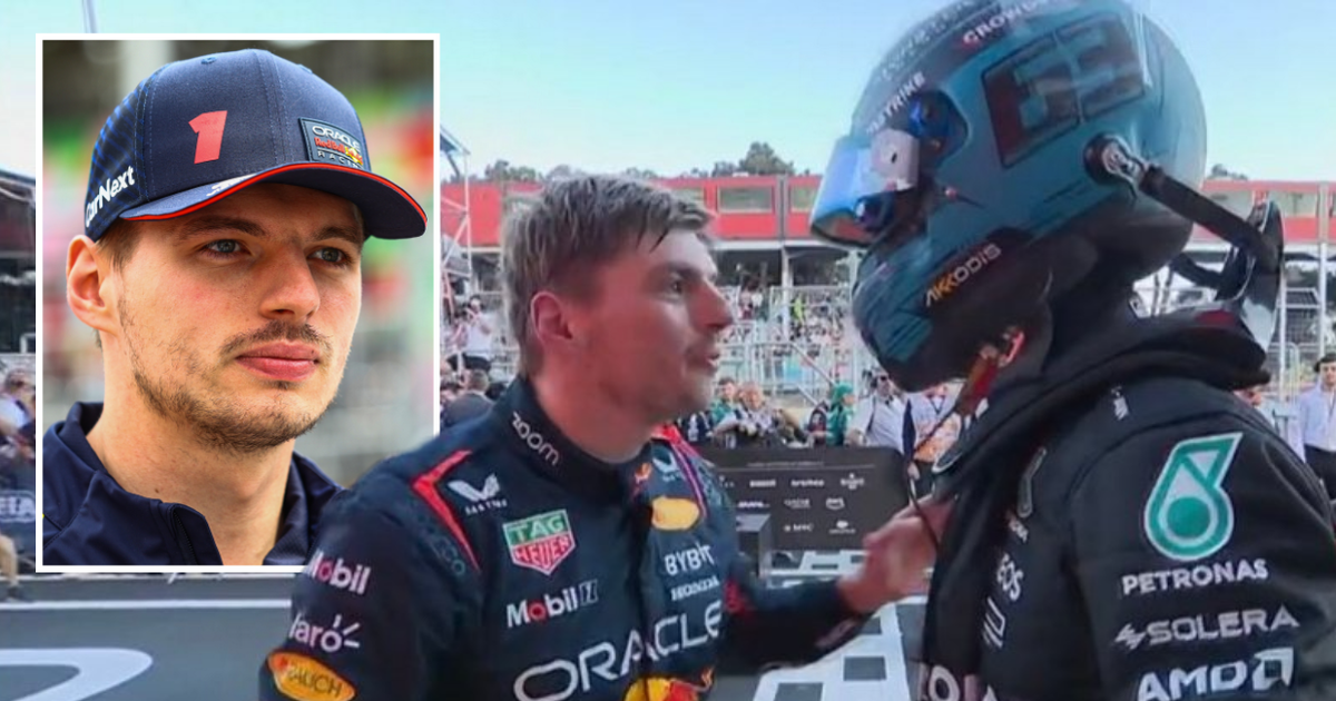 Max Verstappen dodges George Russell talks after…