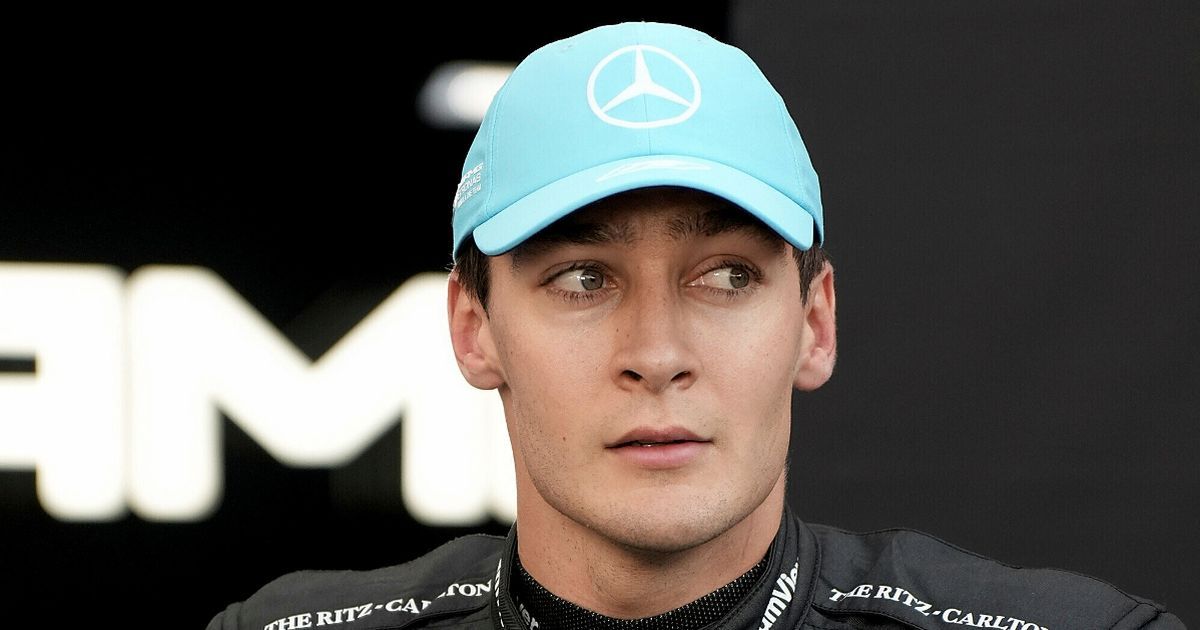 George Russell sends X-rated radio message to Mercedes…