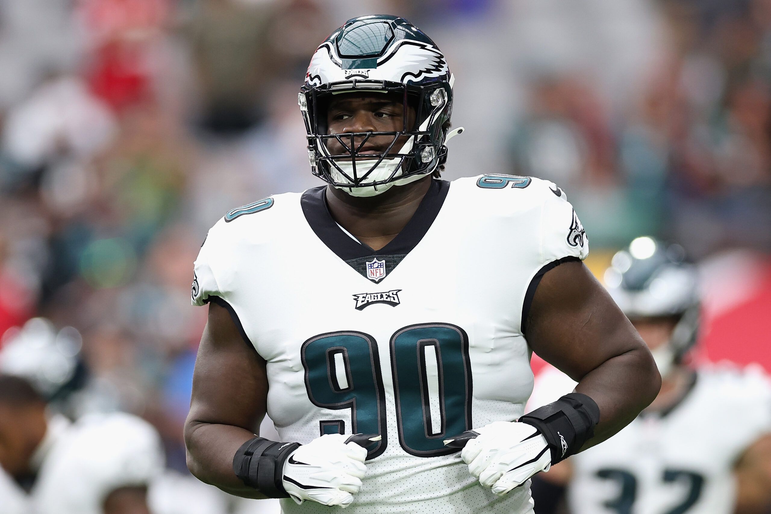 LOOK: Eagles DT Jordan Davis reunites with former…