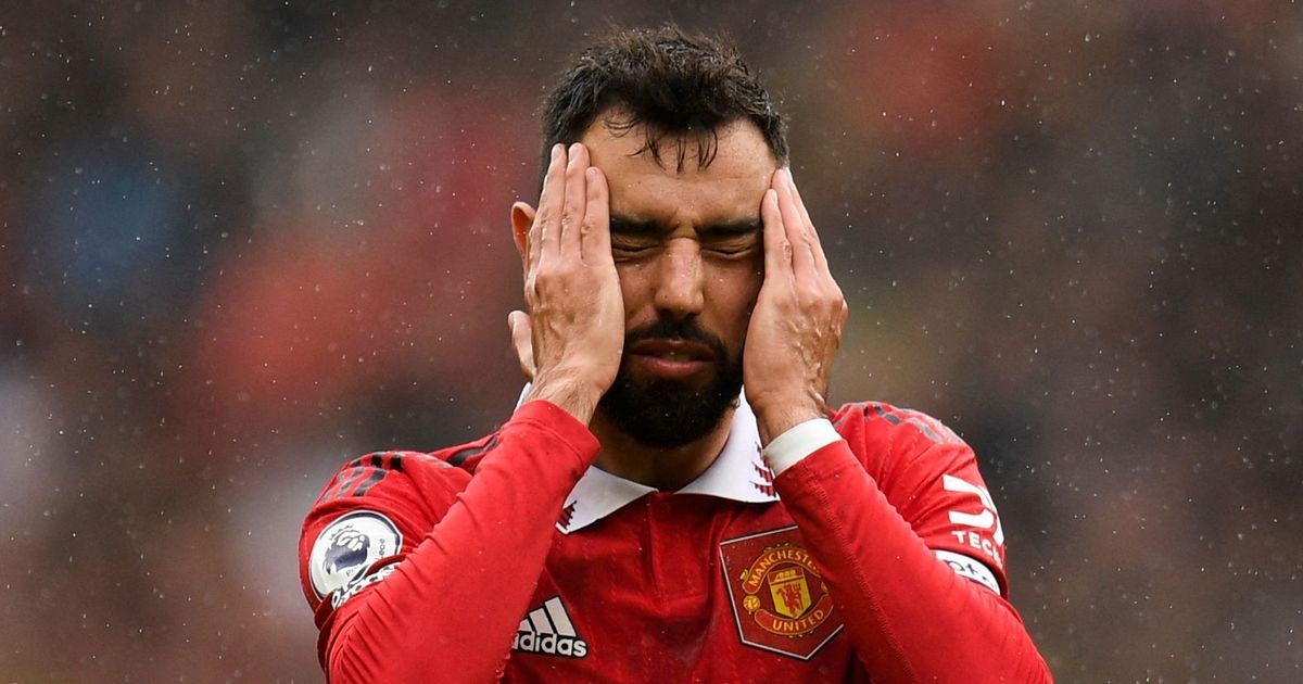 Man Utd stars making their Bruno Fernandes anger known…