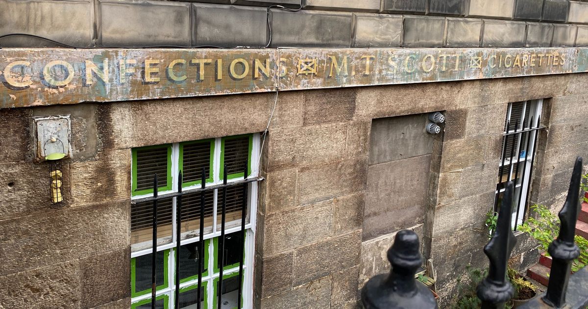 Edinburgh workers discover 'ghost sign' for lost shop…