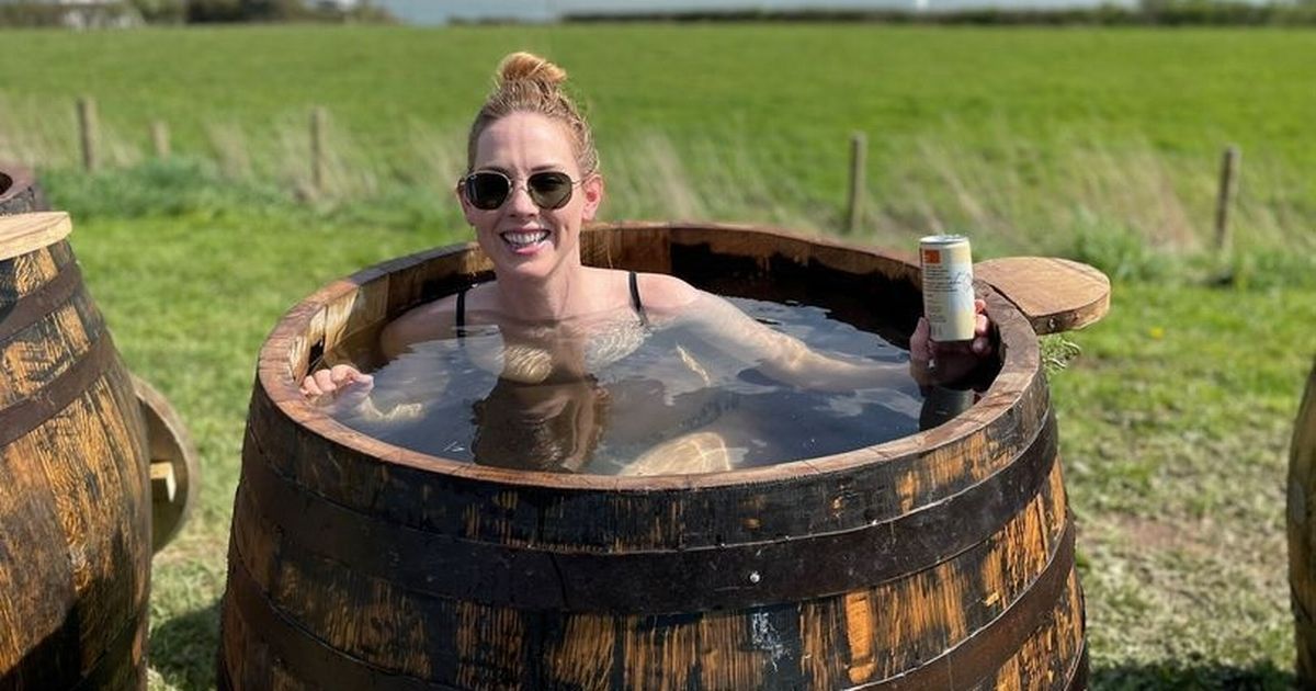 The seaweed 'hot tubs' made out of old whiskey barrels…