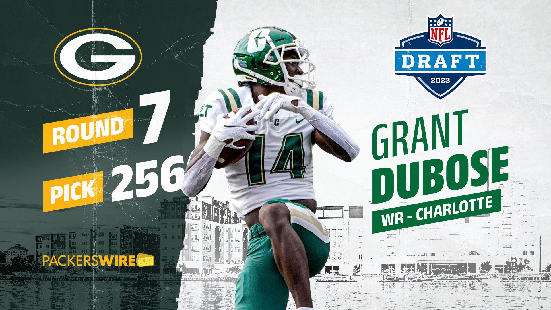 Green Bay Packers 2023 seventh-round pick: WR Grant…