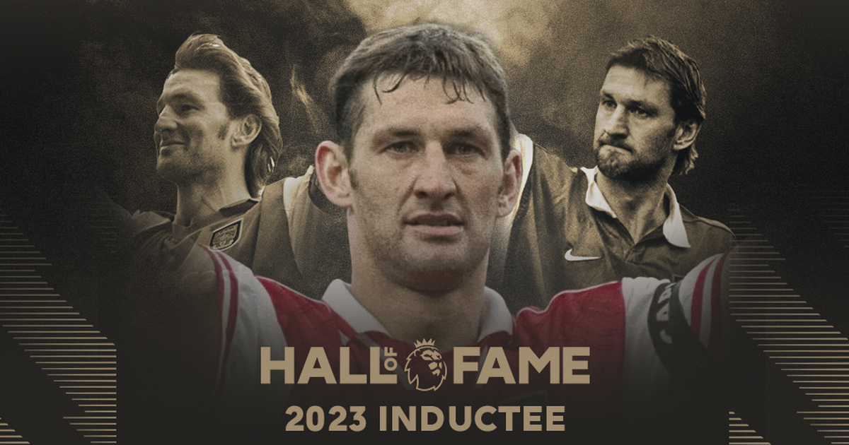 Arsenal icon Tony Adams inducted into Premier League…