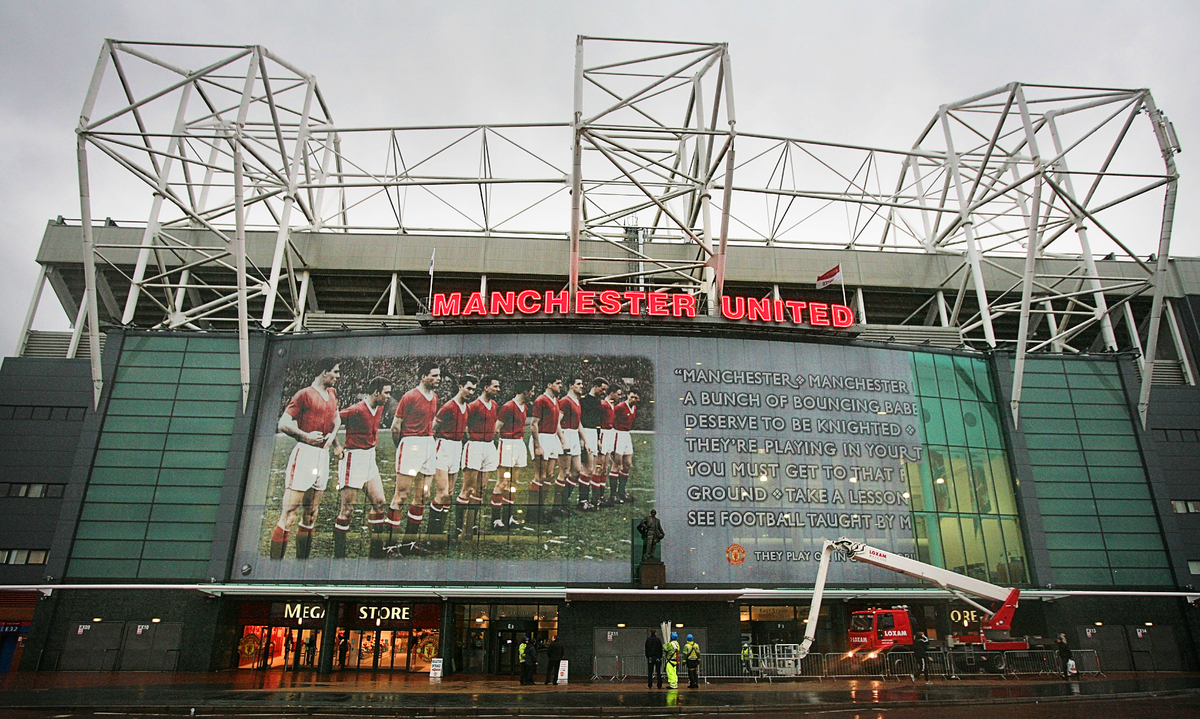 Statue of Manchester United great Jimmy Murphy…