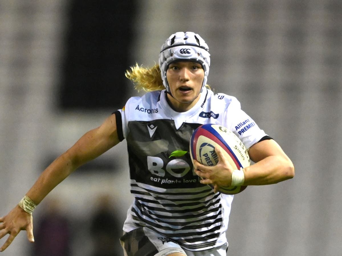 Jodie Ounsley swaps rugby ball for pugil stick with TV…