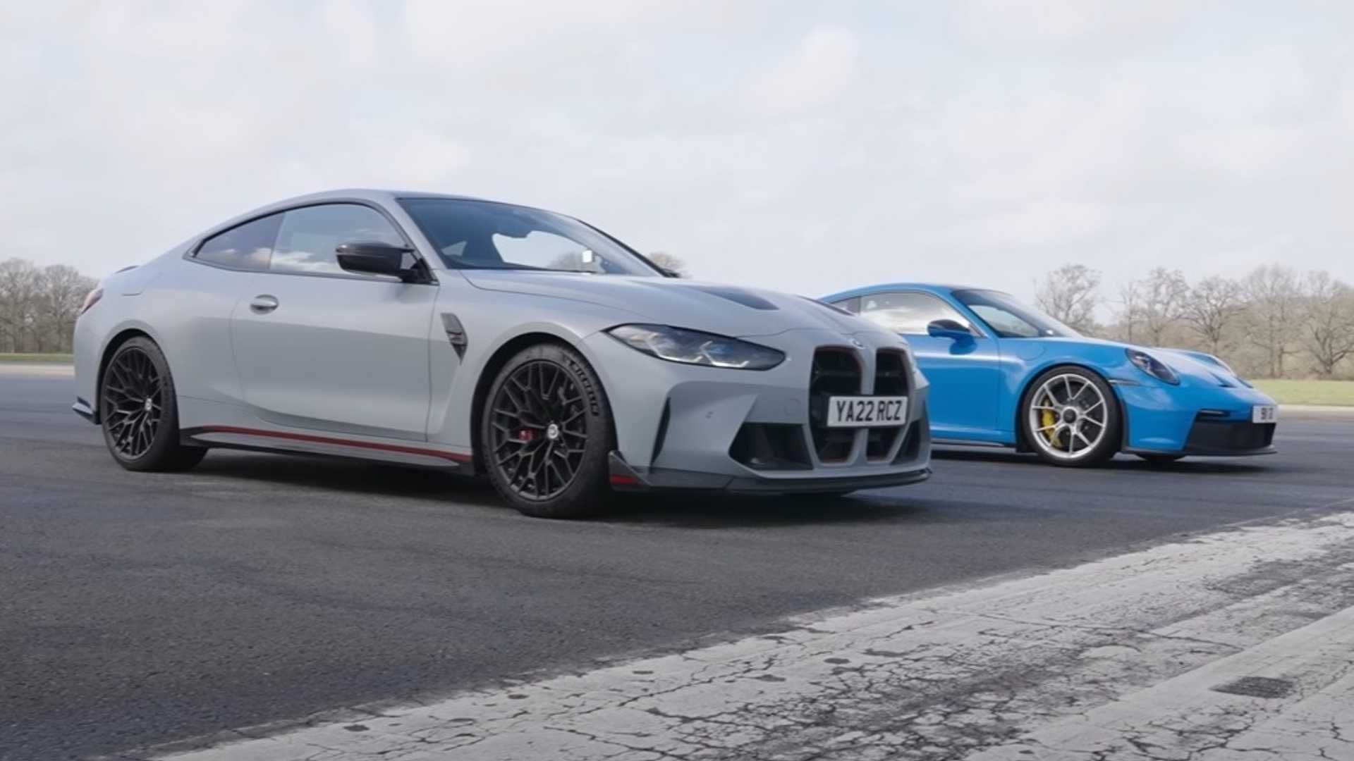 BMW M4 CSL And Porsche 911 GT3 Drag Race Is All About…