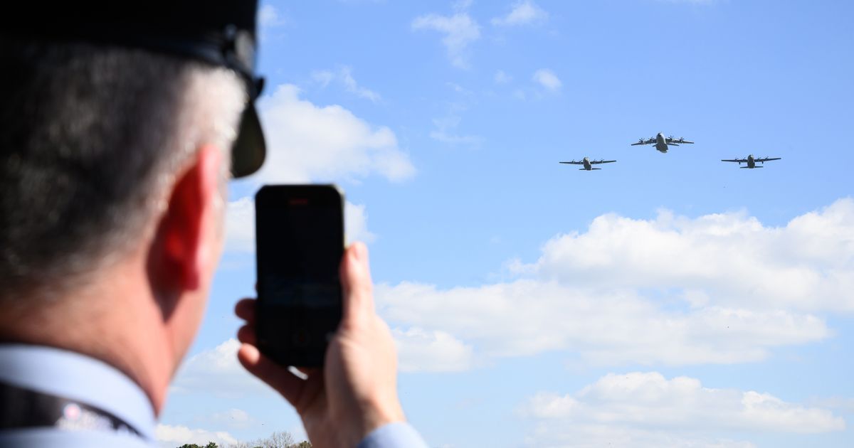 King's Coronation flypast: Every UK town the Red…