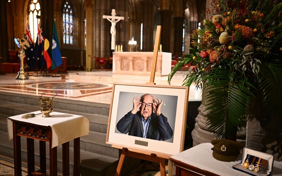 Mourners honour people’s priest Father Bob