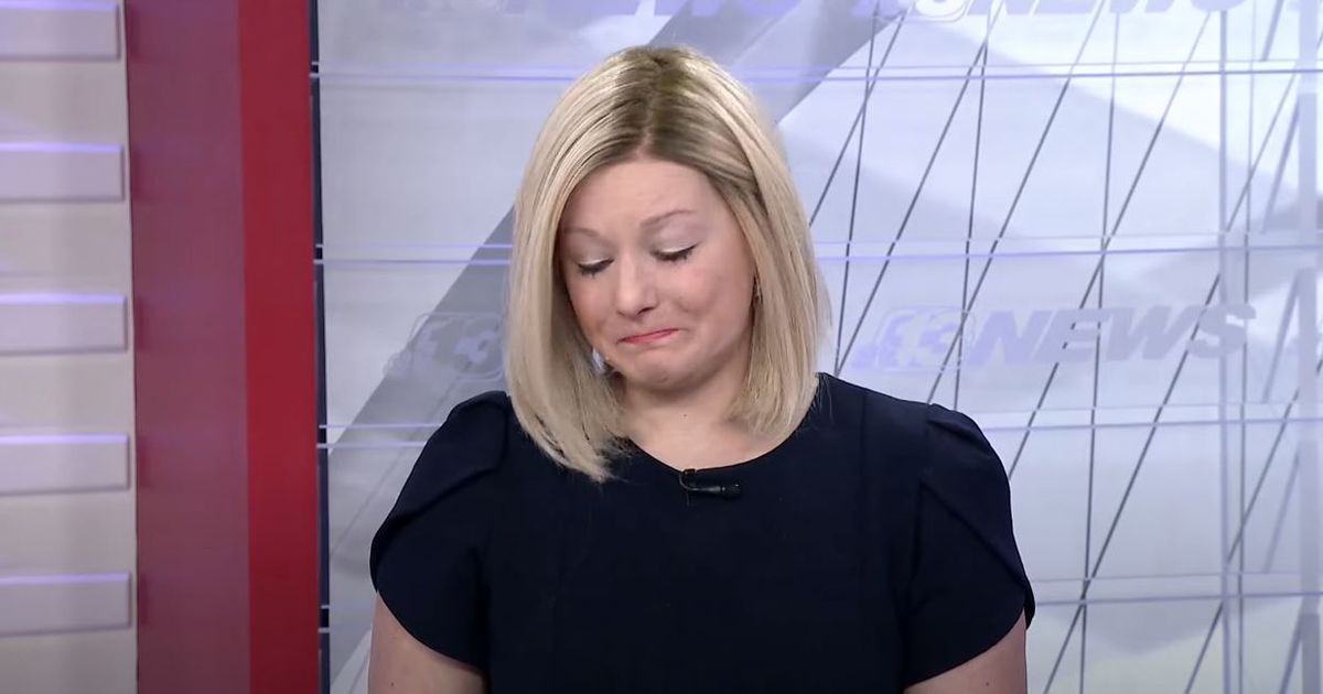 Newsreader, 28, sobs as she shares devastating breast…