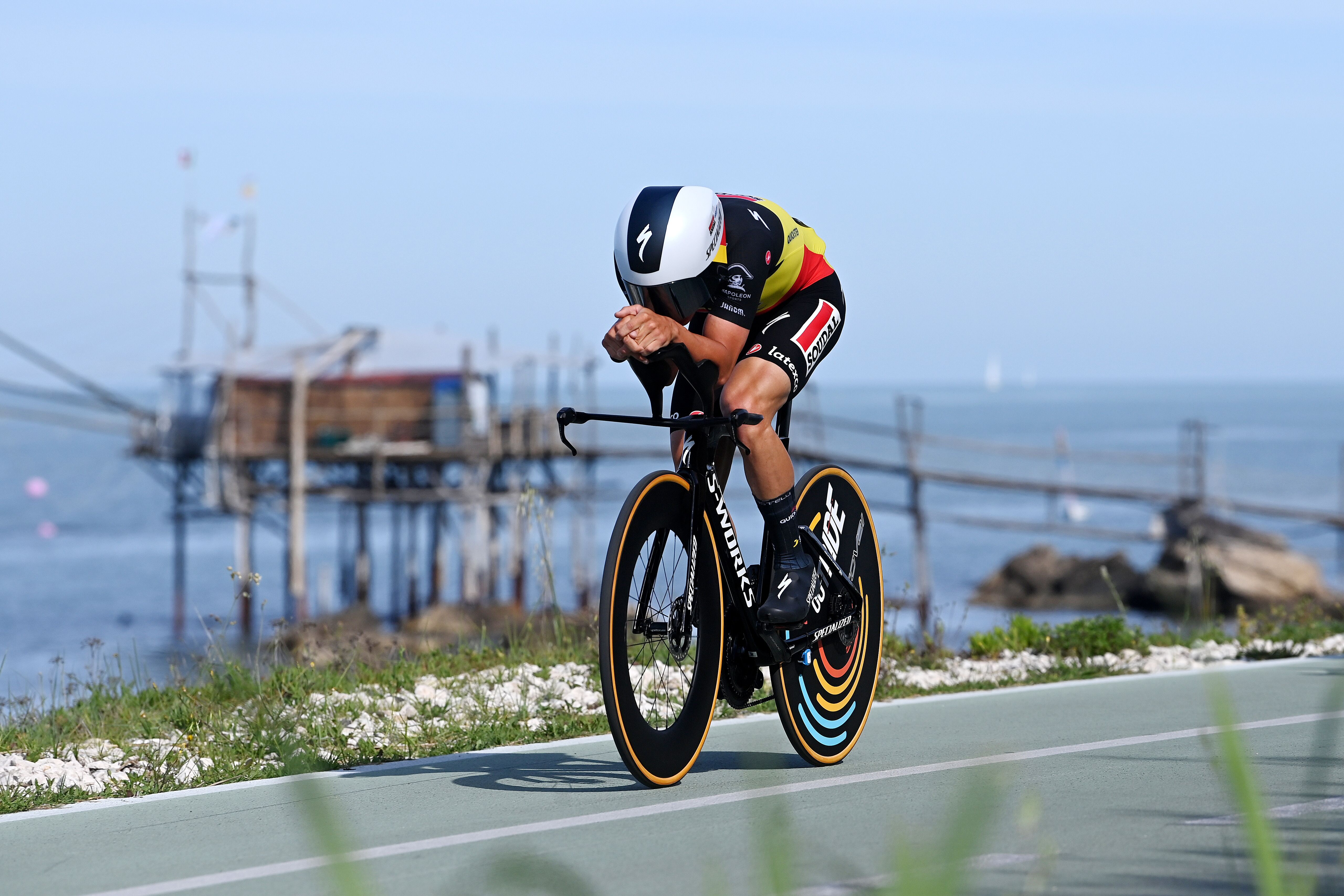 Remco Evenepoel thunders into Giro d'Italia lead with…