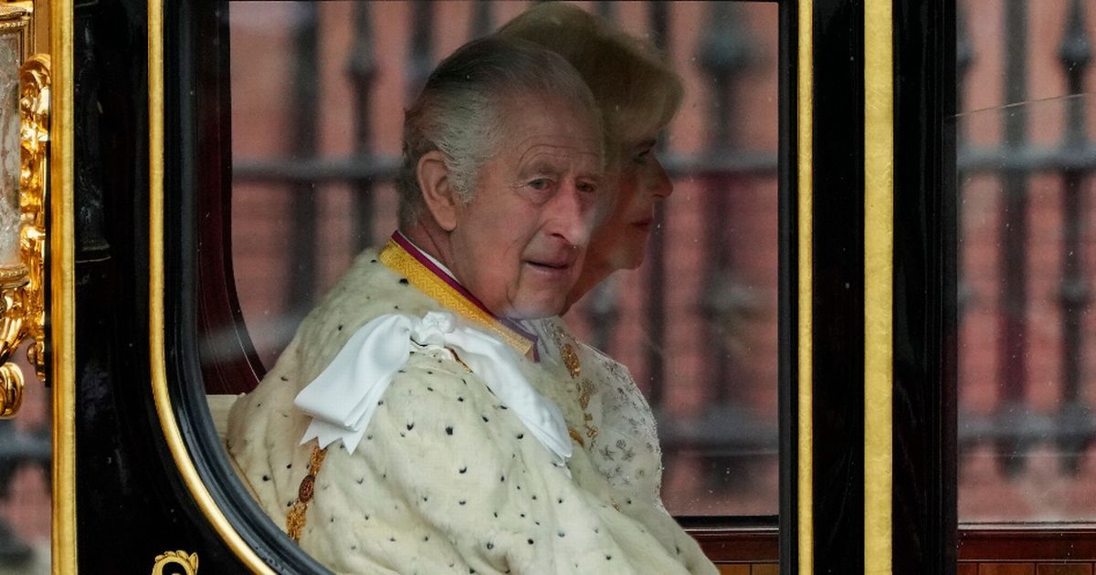 King Charles' nine-word complaint as he arrived to be…