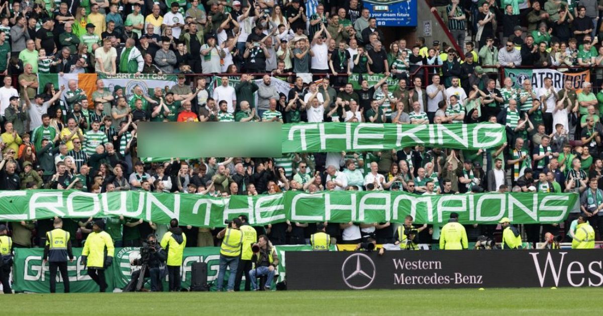 Celtic fans in X-rated coronation protest as 'f*** the…