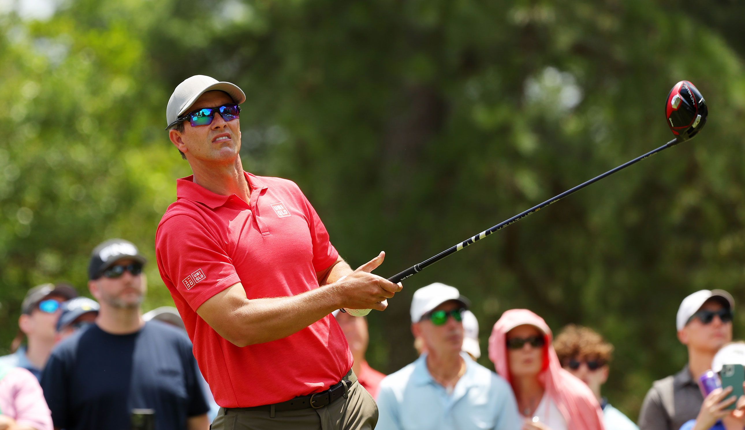 Adam Scott Hits 35-Yard Drive At Wells Fargo…