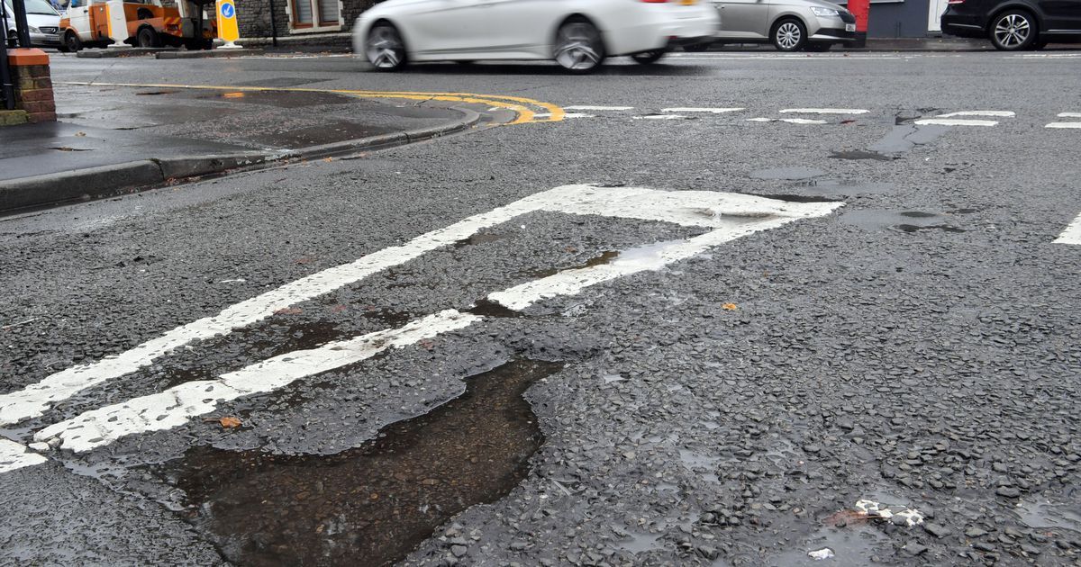 The Cardiff streets with the most potholes and damaged…