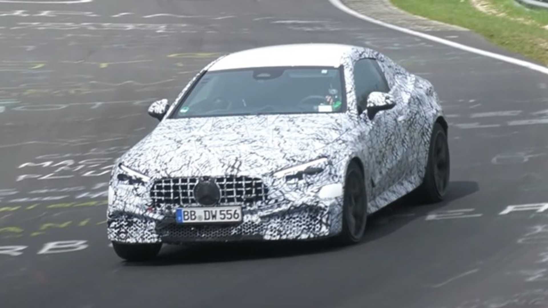 Mercedes-AMG CLE 63 Coupe Spied Doing Fast Laps Around…
