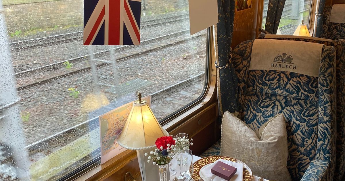 Inside Britain's most luxurious train as it rocks up…